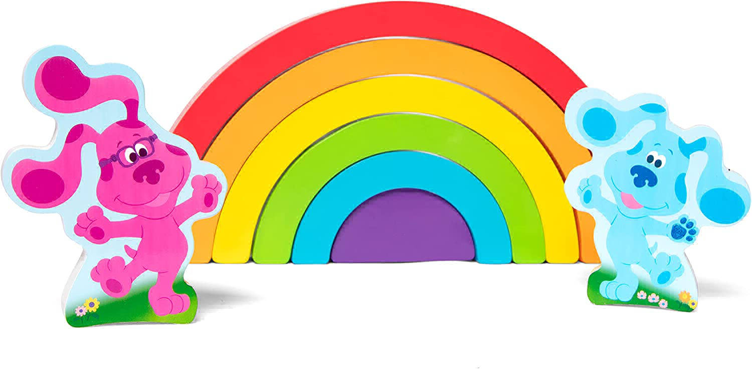 Blues Clues & You Wooden Rainbow Stacking Puzzle by Melissa & Doug ...