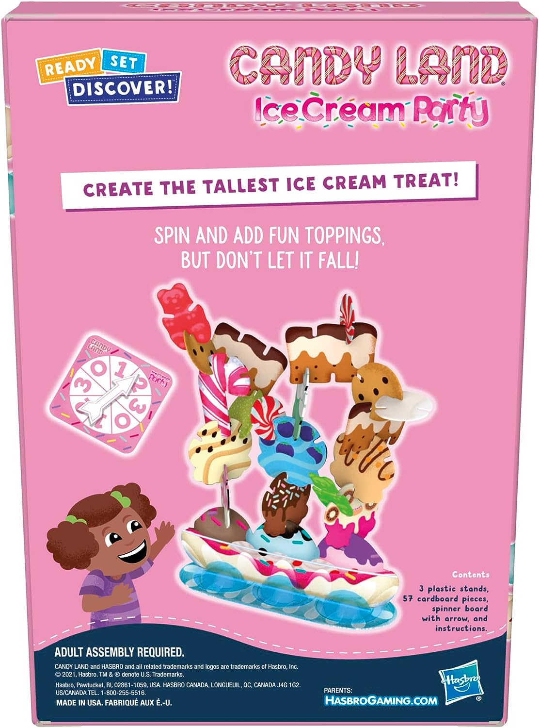 Candy Land: Ice Cream Party - Preschool Game by Hasbro | 0195166140957 ...