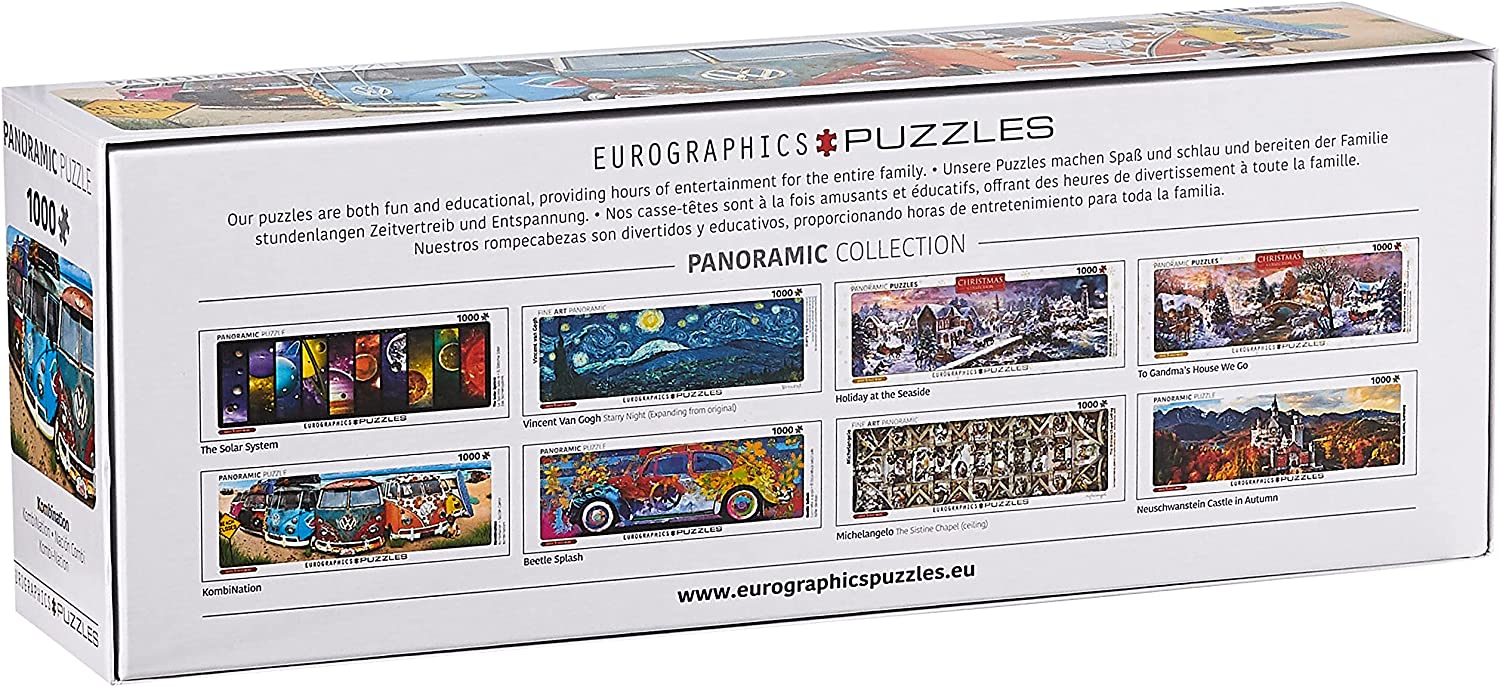 VW Kombination - Panoramic Puzzle, 1000-Piece Jigsaw Puzzle by ...
