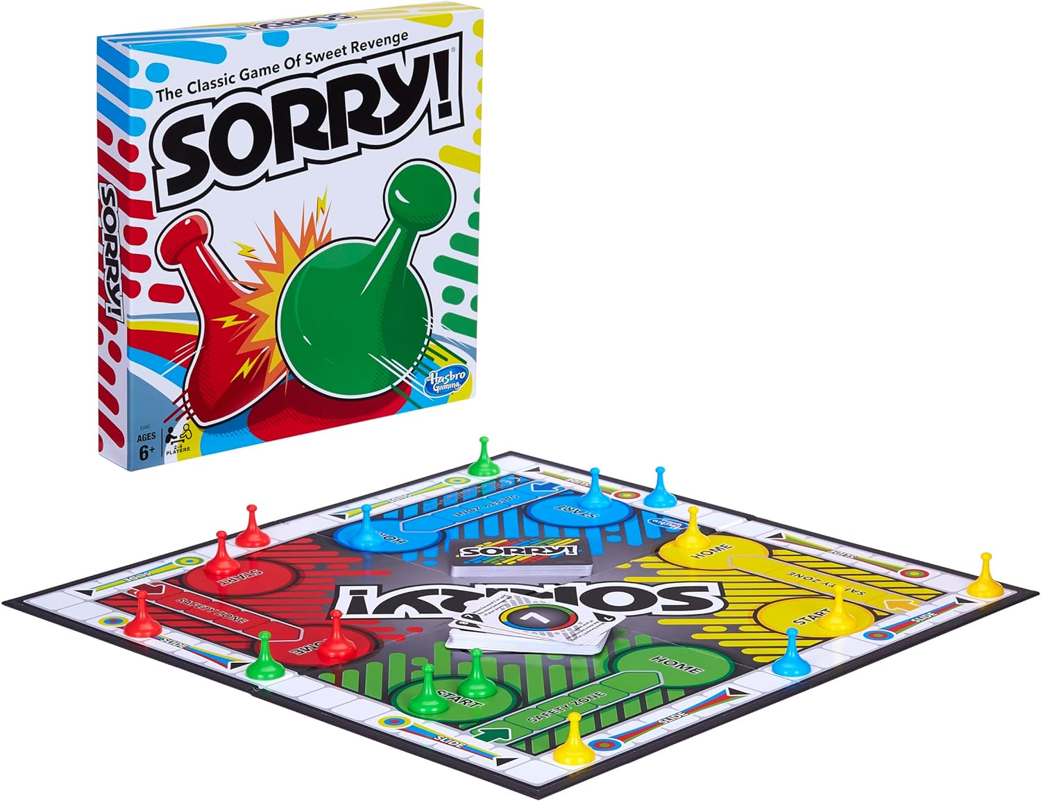 Sorry! - The Classic Game Of Sweet Revenge by Hasbro | 0630509938124 ...
