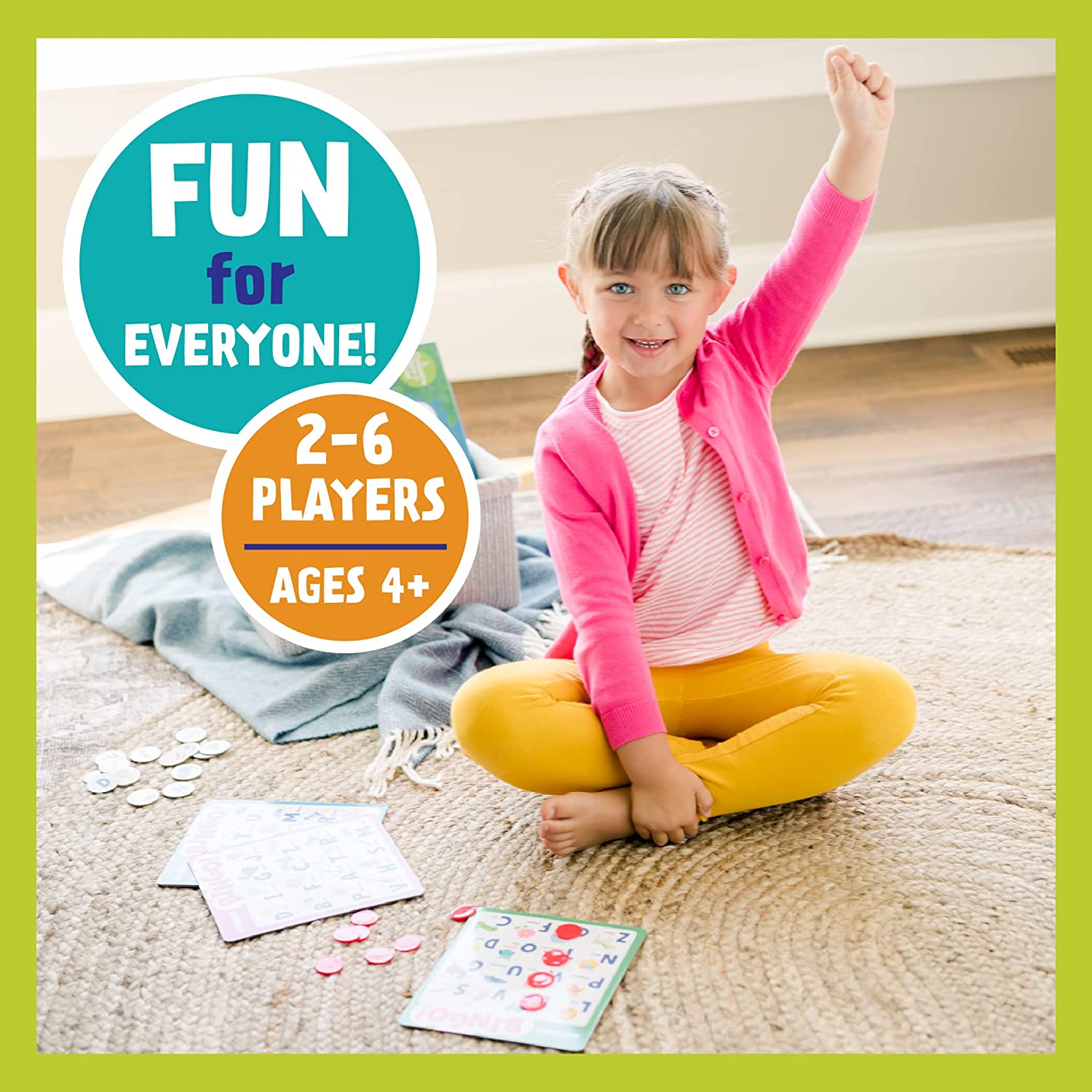 Alphabet Bingo - Board Game, Learn Uppercase Letters! by Mindware ...