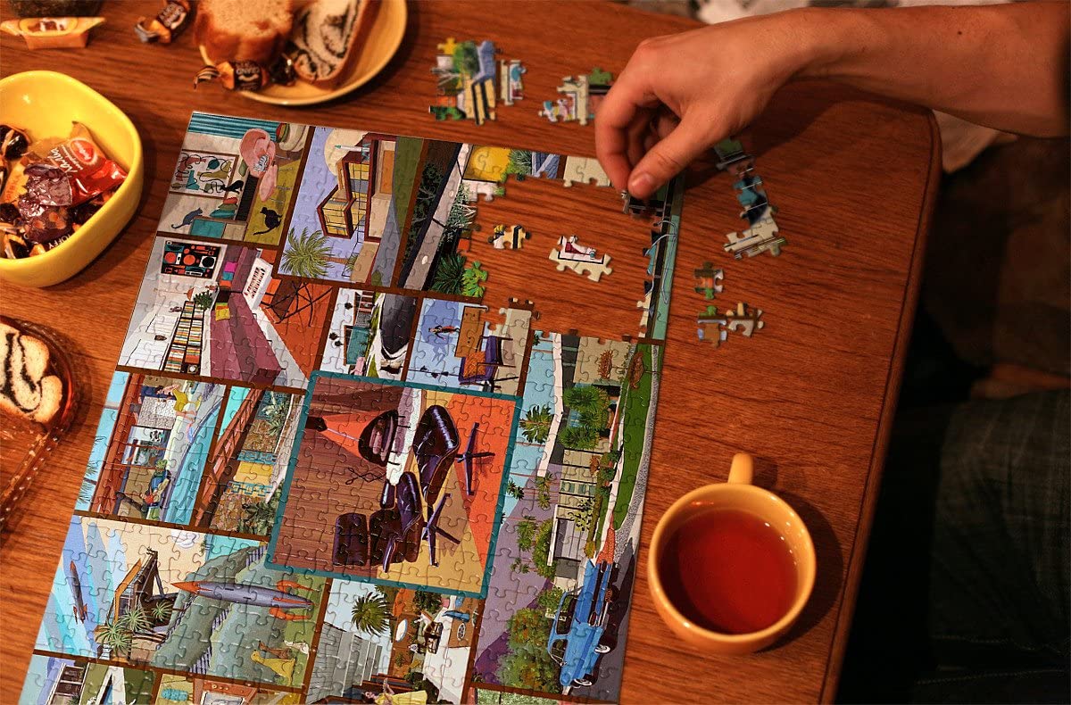 Mid Century Modern Puzzle, 1000-Piece Jigsaw Puzzle by Hennessy Puzzles ...
