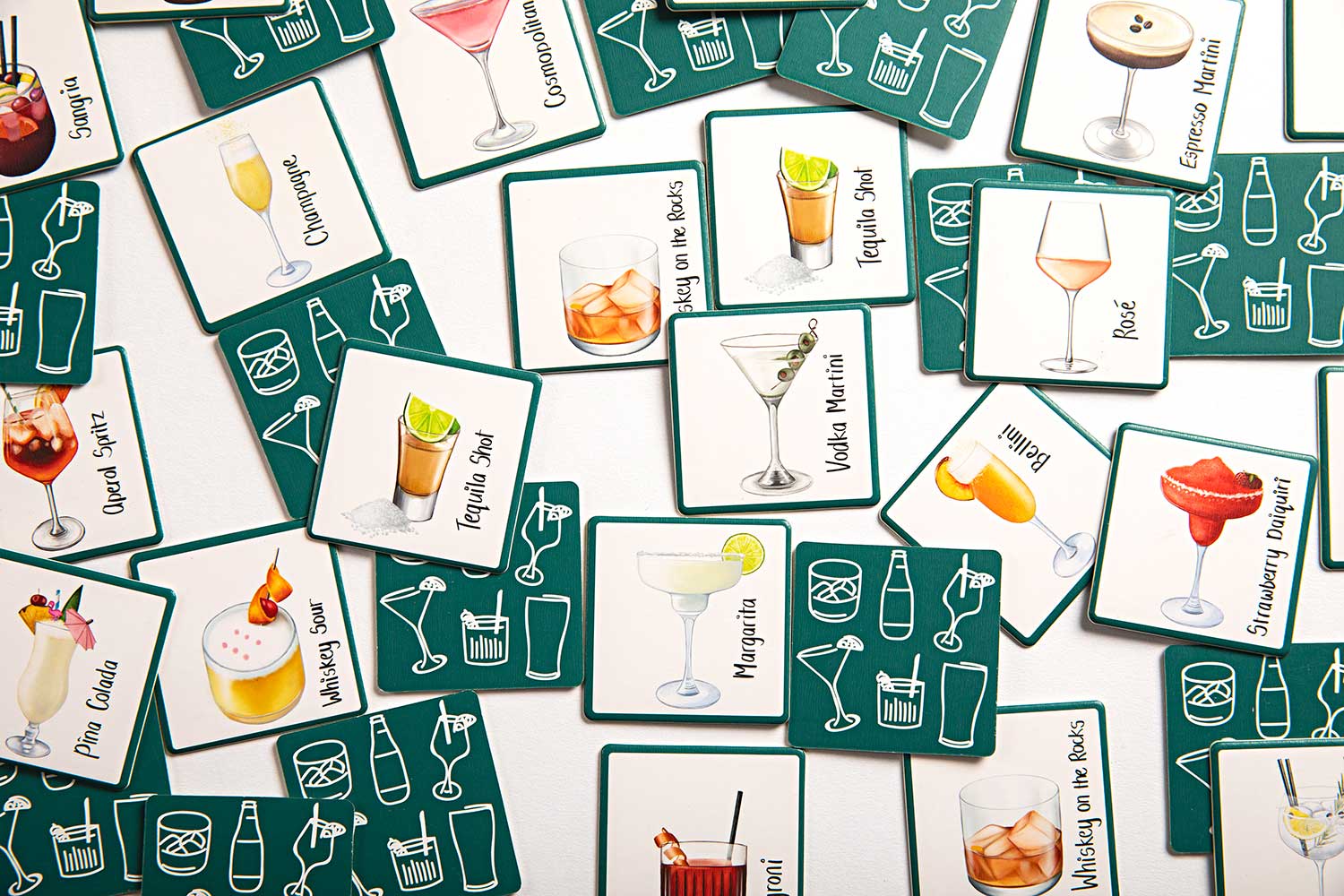 Alcoholic Drinks - Memory Game by Journey of Something | 0744109910753 ...