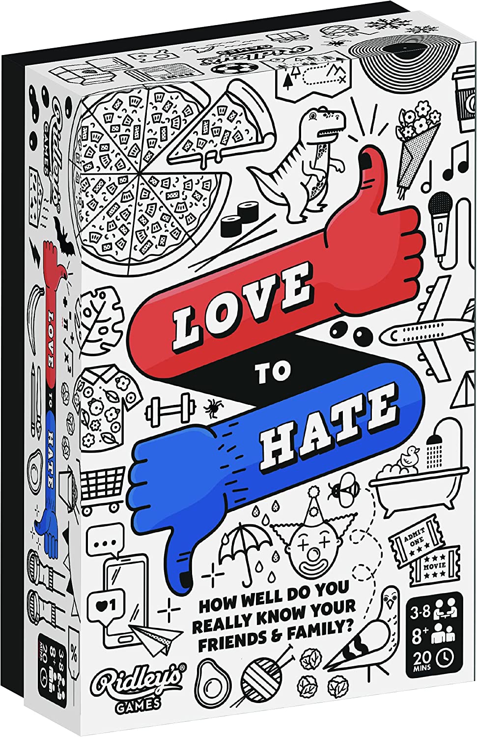 Love to Hate - Game by Ridley's Games | 0810073340541 | Booktopia