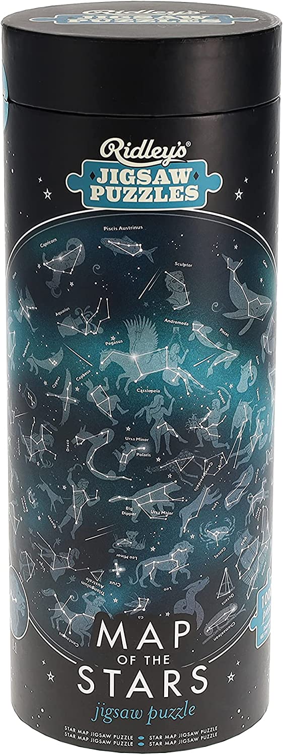 Map of the Stars - Puzzle by Ridley's Games | 1000-Piece Jigsaw Puzzle ...