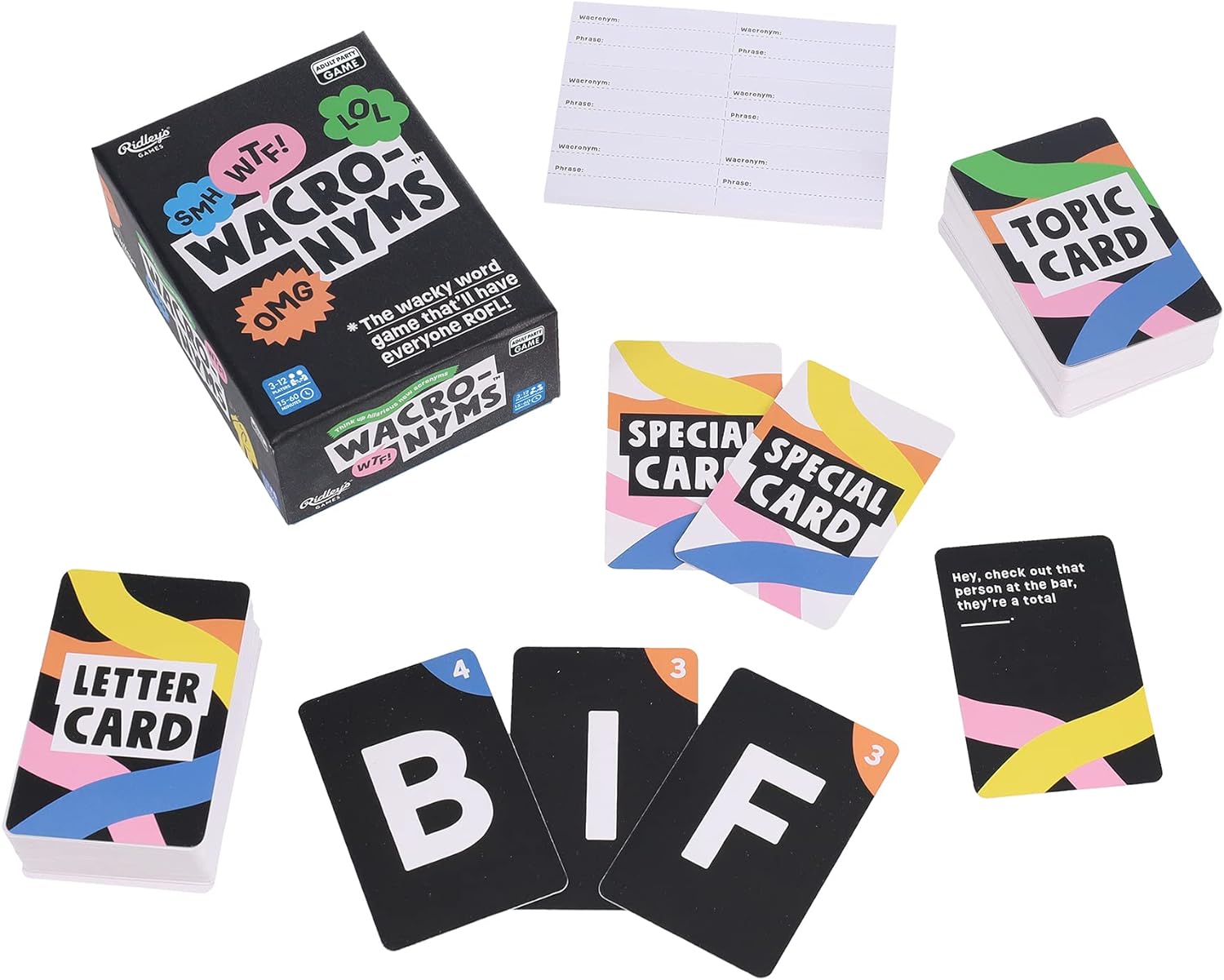 Wacronyms - Adult Party Game by Ridley's Games | The wacky word game that'll have everying ROFL ...