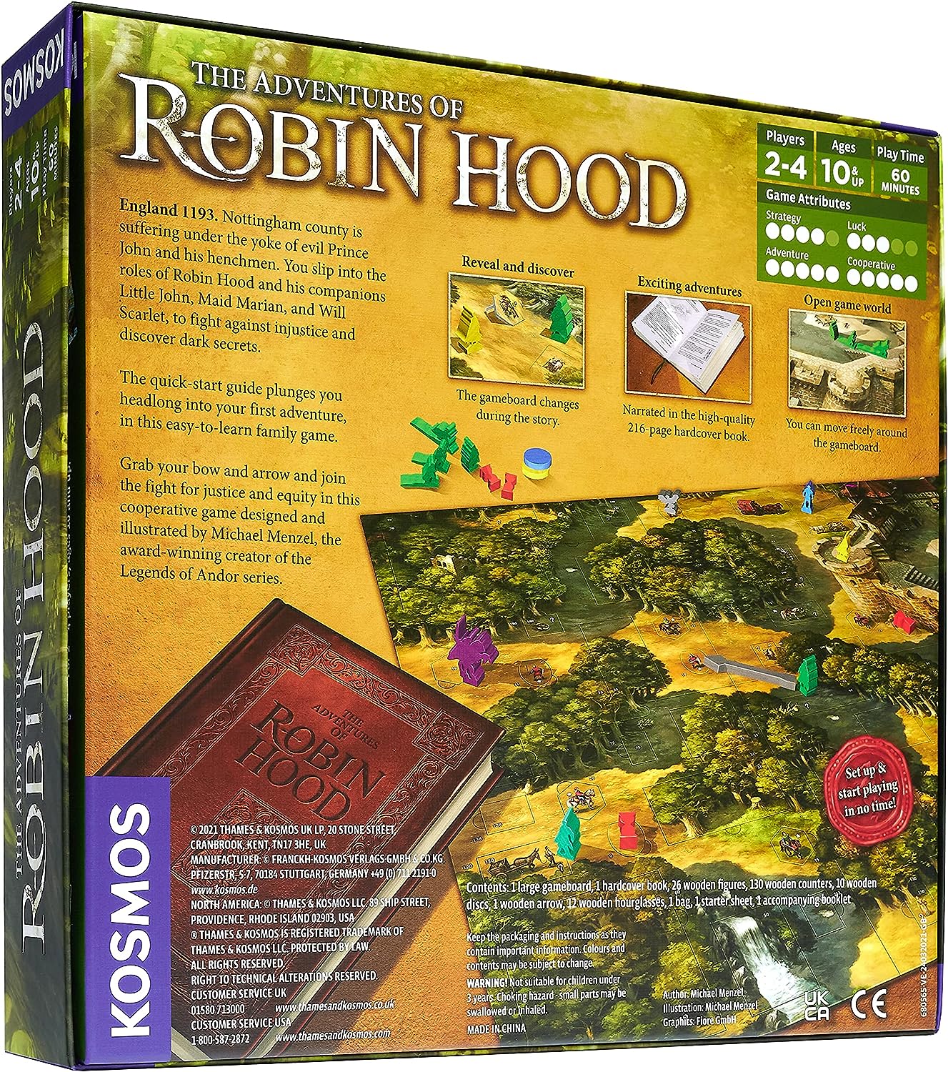 The Adventures of Robin Hood - Board Game by Thames & Kosmos ...