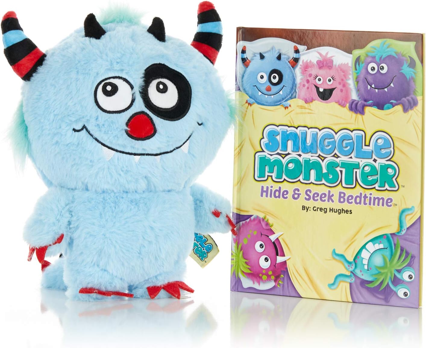 Snuggle Monster: Hide and Seek Bedtime Plush Toy and Book - Blue by ...