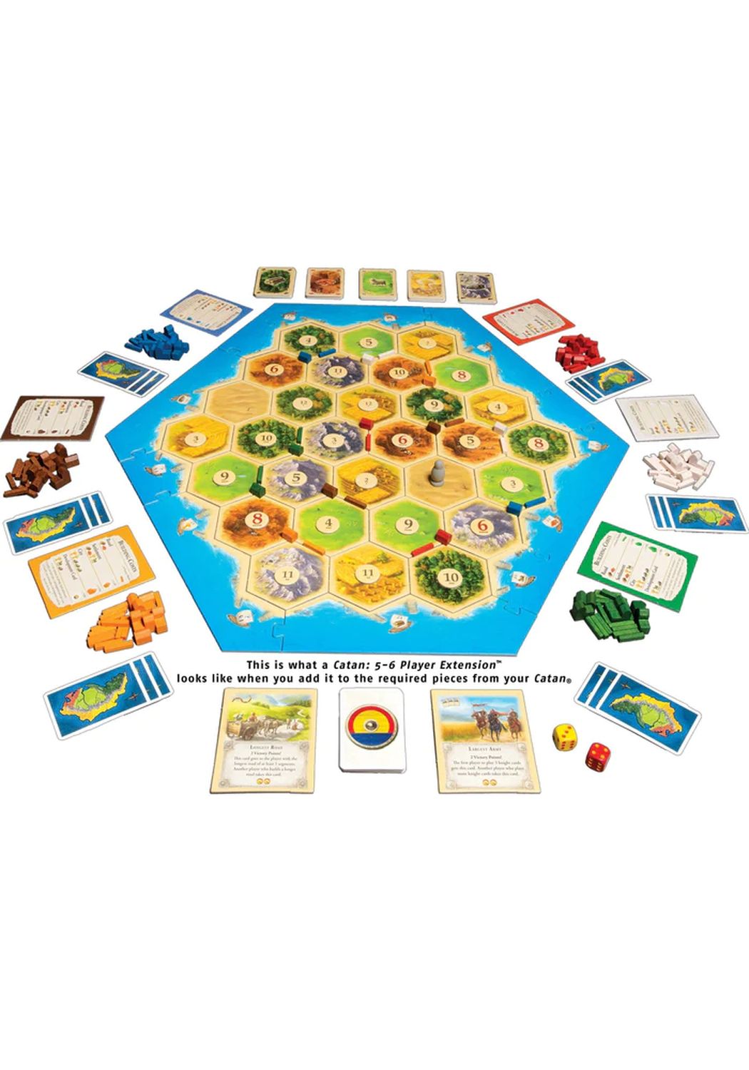 Catan The Settlers - 5&6 Player Extension, Catan by Catan Studio ...