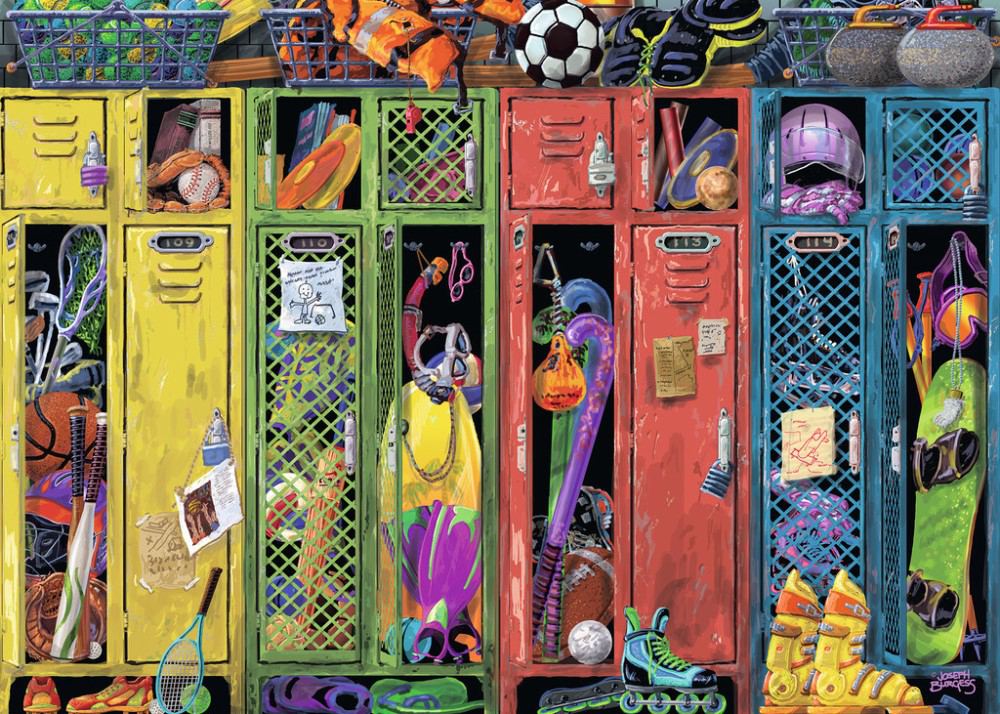 The Locker Room, 1000 Piece Jigsaw Puzzle by Ravensburger ...