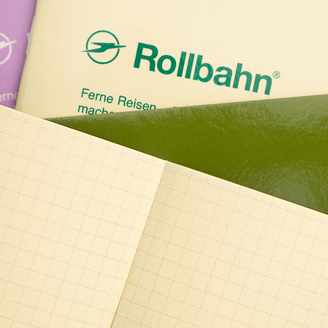 Delfonics - Rollbahn Slim Notebook - Grid - A5 - Dark Blue ...