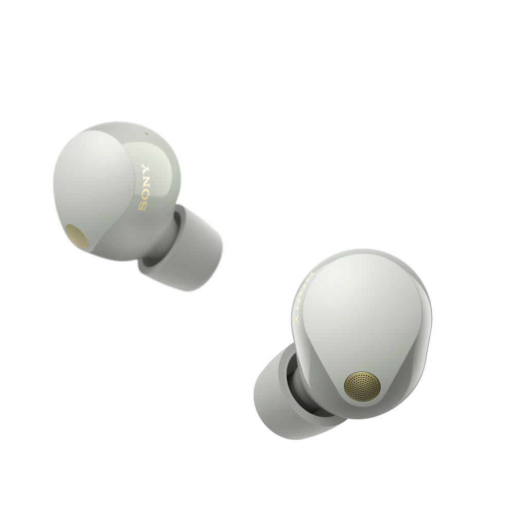 Sony WF-1000XM5 True Wireless Noise Cancelling Earbuds (Silver) by Sony ...