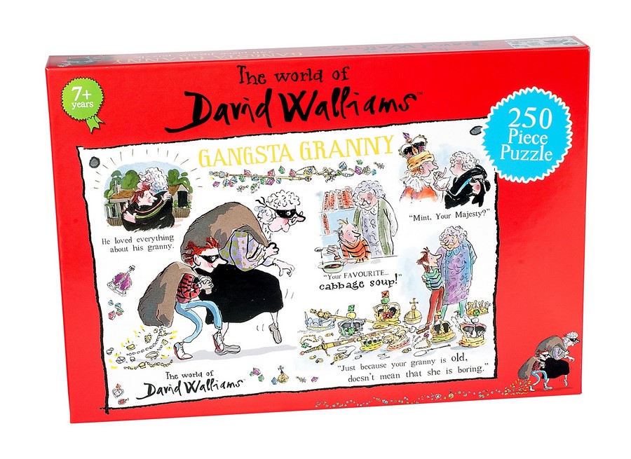 The World of David Walliams : Gangsta Granny, 250-Piece Jigsaw Puzzle ...