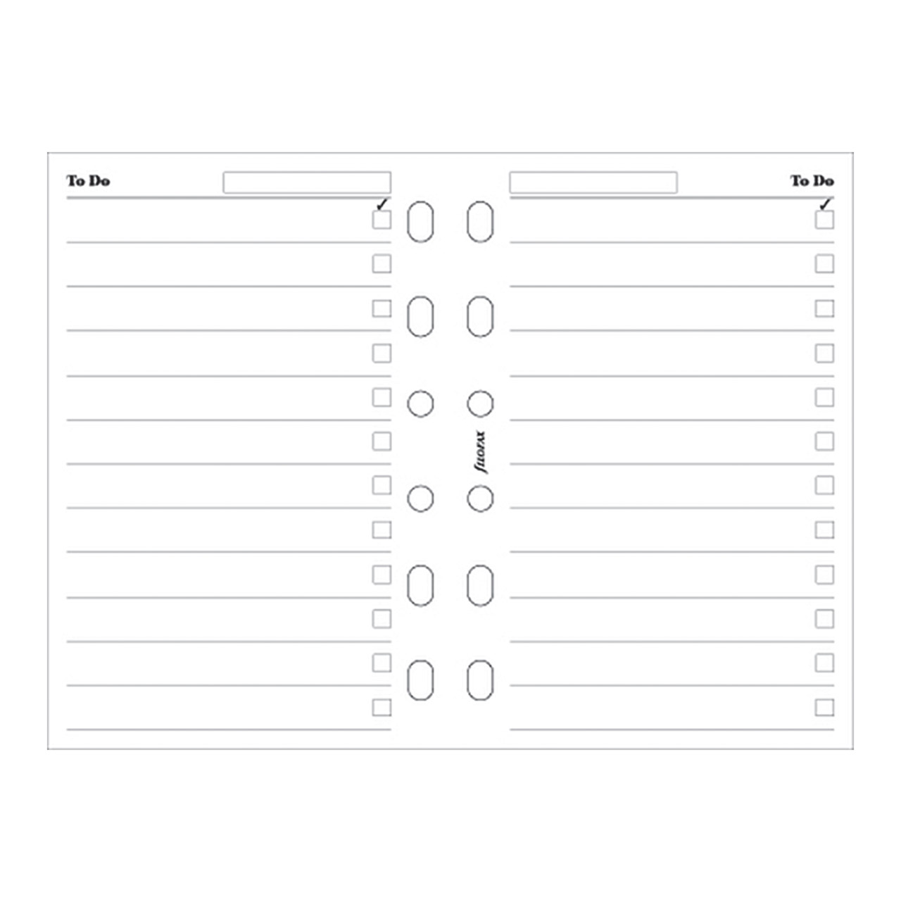 Filofax - Refills - To Do - Pocket - White | 5015142600136 | Booktopia