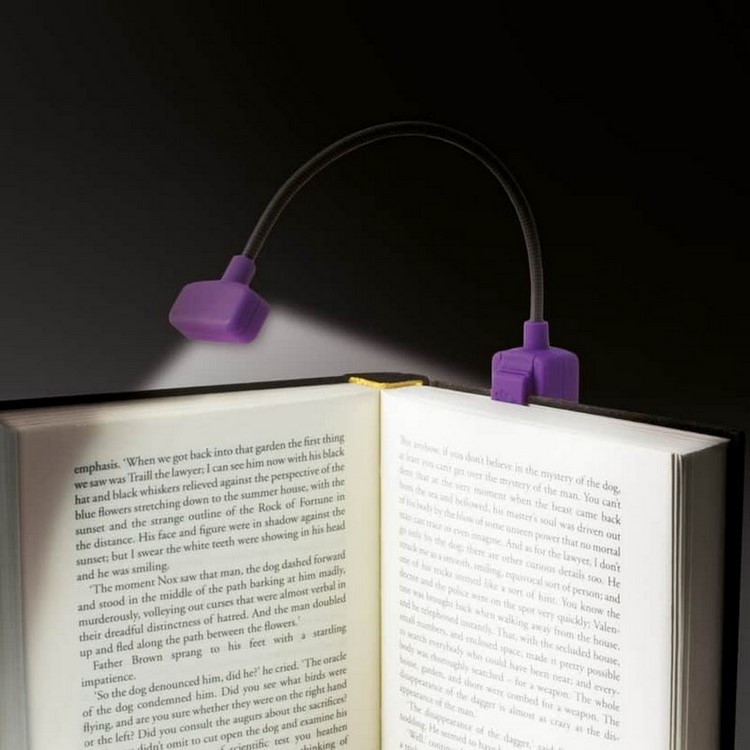 The Really Compact Book Light - Purple, Ideal For Travel by If USA ...