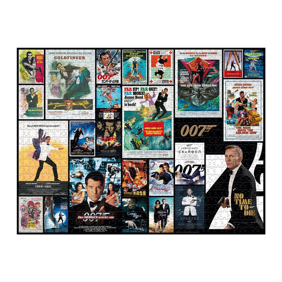 James Bond 007: All Movie Posters - Puzzle, 1000-Piece Jigsaw Puzzle by ...