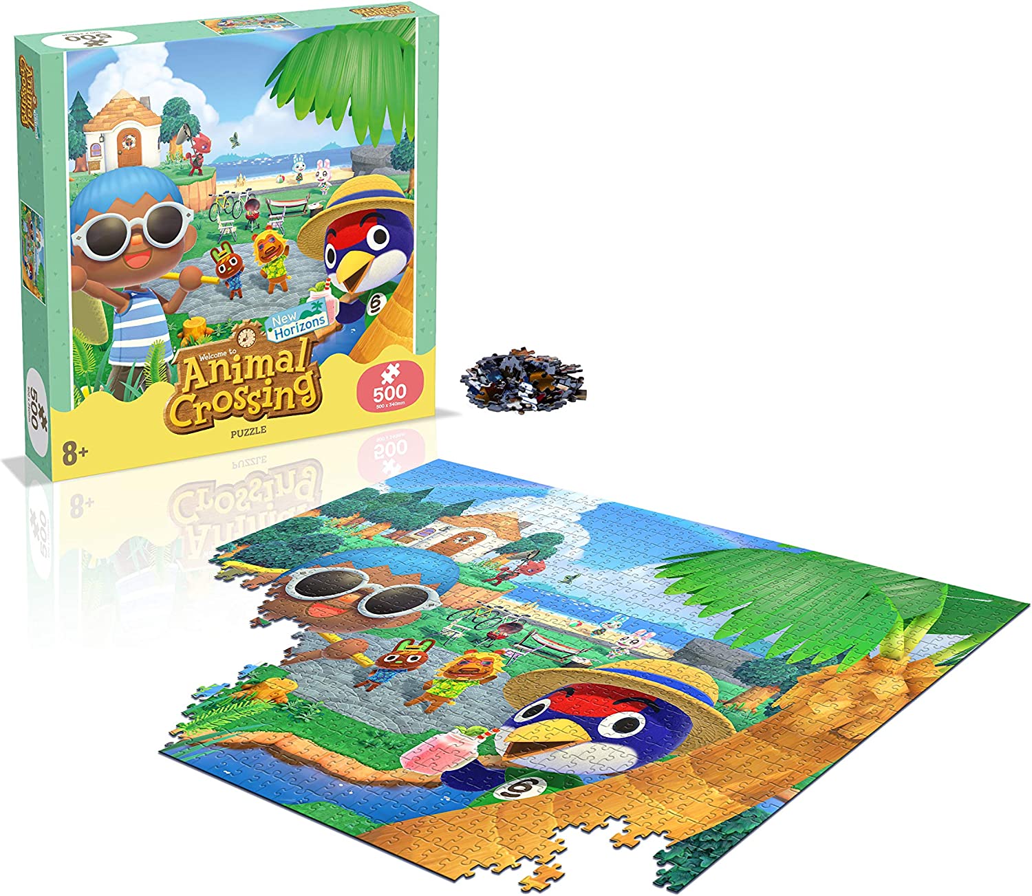 Animal Crossing: New Horizons - Puzzle for Age 8+, 500-Piece Jigsaw ...