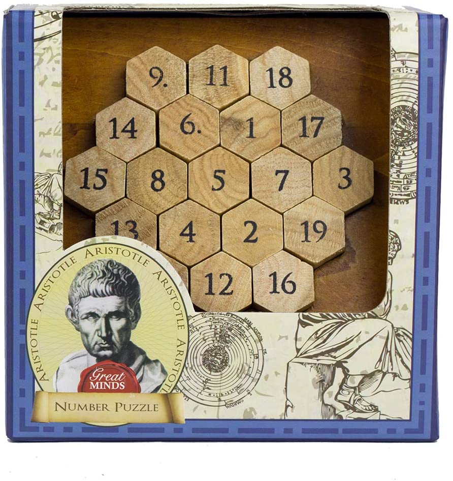 Great Minds : Aristotle's Number Classic Wooden Puzzle , Numbet ...