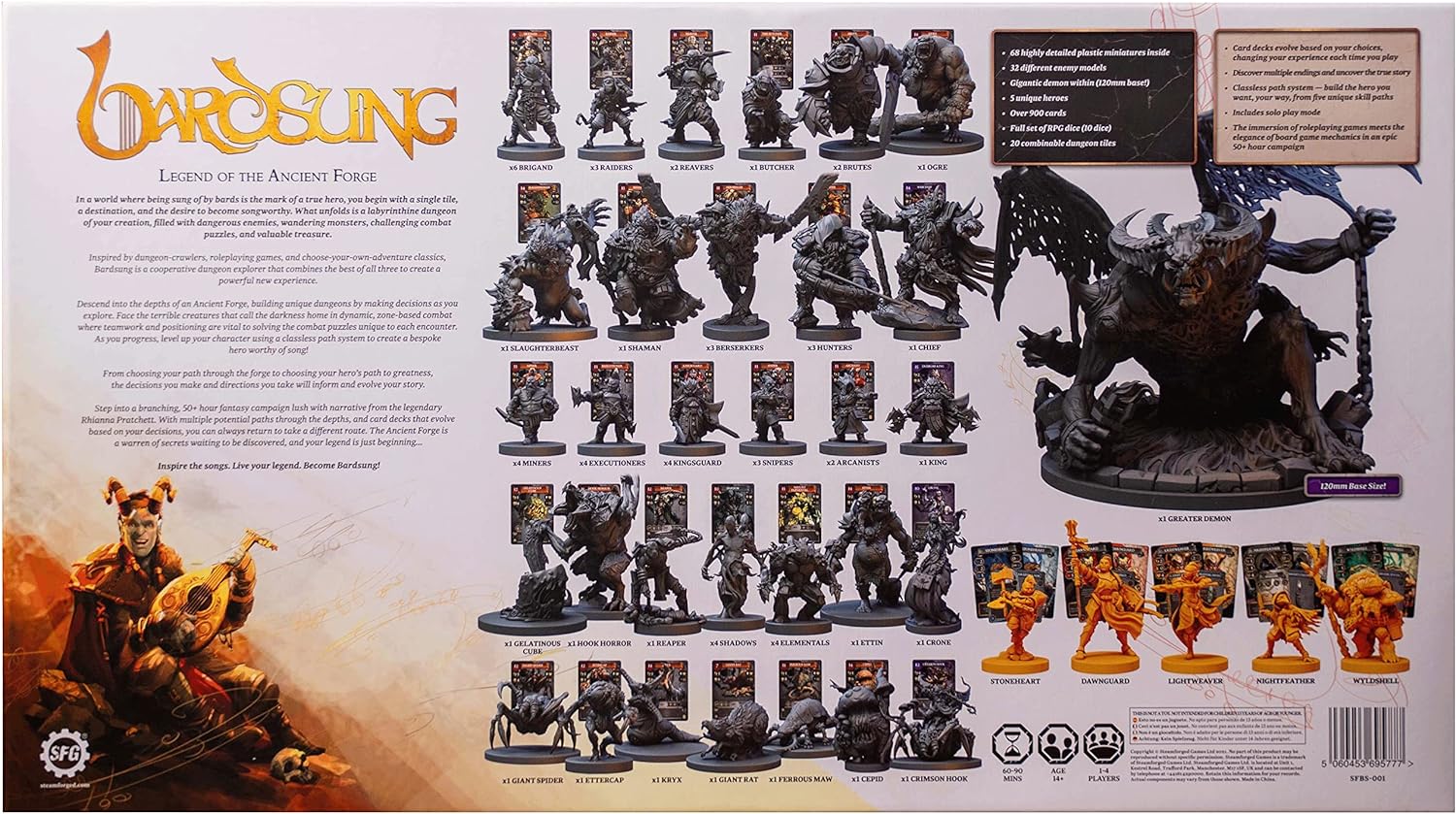 Bardsung: Legend of The Ancient Forge - Board Game by Steamforged Games ...
