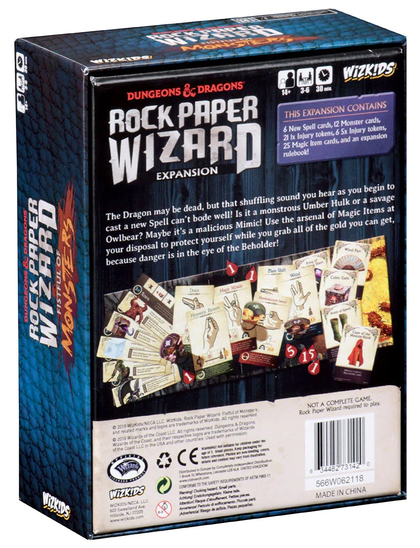 Dungeons & Dragons: Rock Paper Wizard: Fistful of Monsters - Expansion ...