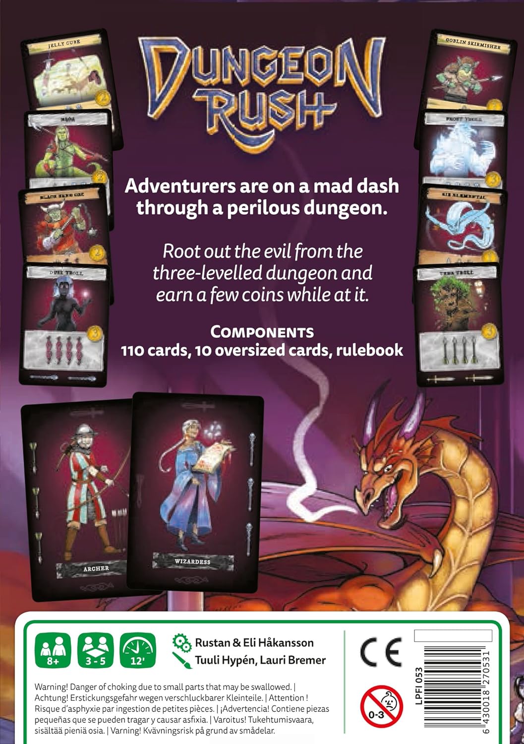 Dungeon Rush - Card Game by Stronghold Games | 653341721402 | Booktopia
