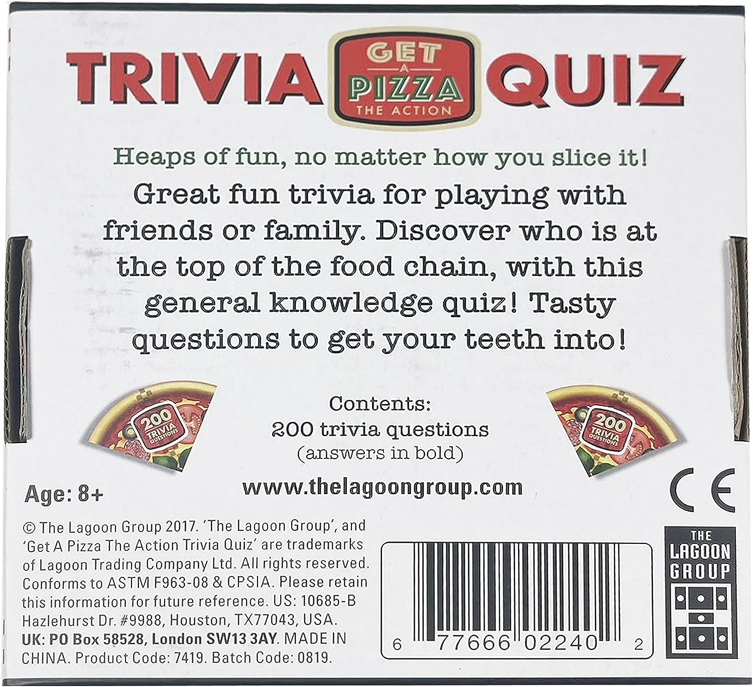 Get A Pizza - The Action Trivia Quiz (200 Trivia Questions) by ...