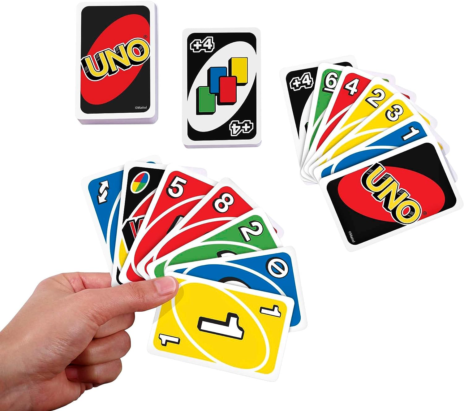 UNO - Classic Colour & Number Matching Card Game by Mattel ...