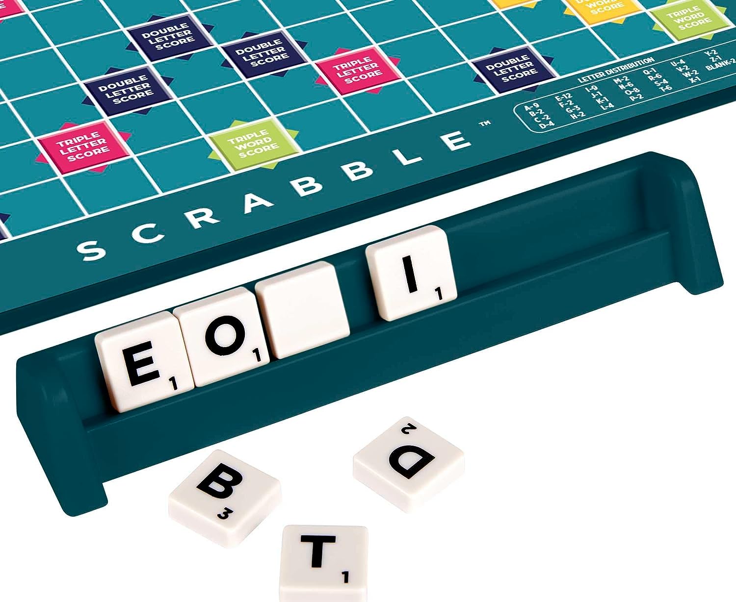 Scrabble Original - Classic Crossword Board Game, Scrabble by Mattel ...