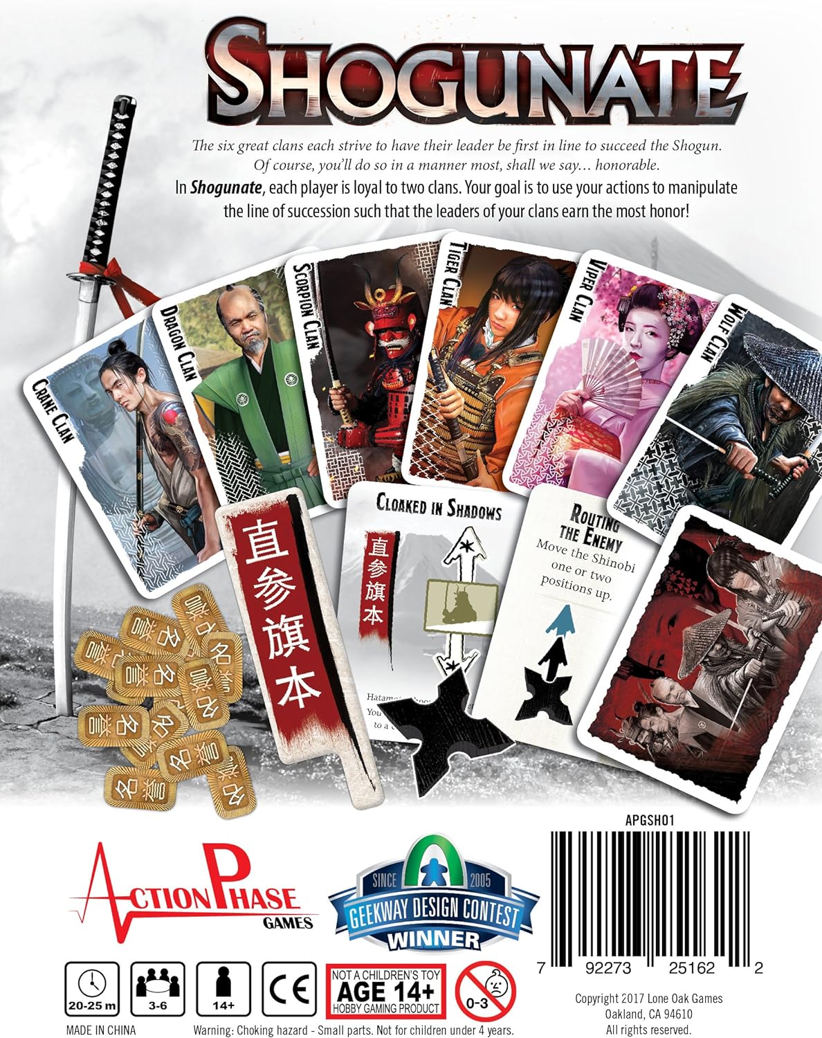 Shogunate - Card Game by Action Phase Games | 792273251622 | Booktopia