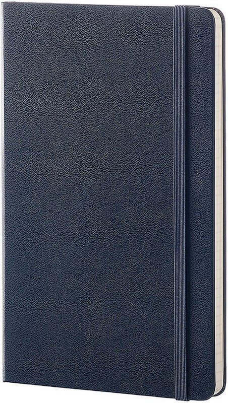 Moleskine Classic : Large Notebook, Plain, Sapphire Blue, Hardcover by ...
