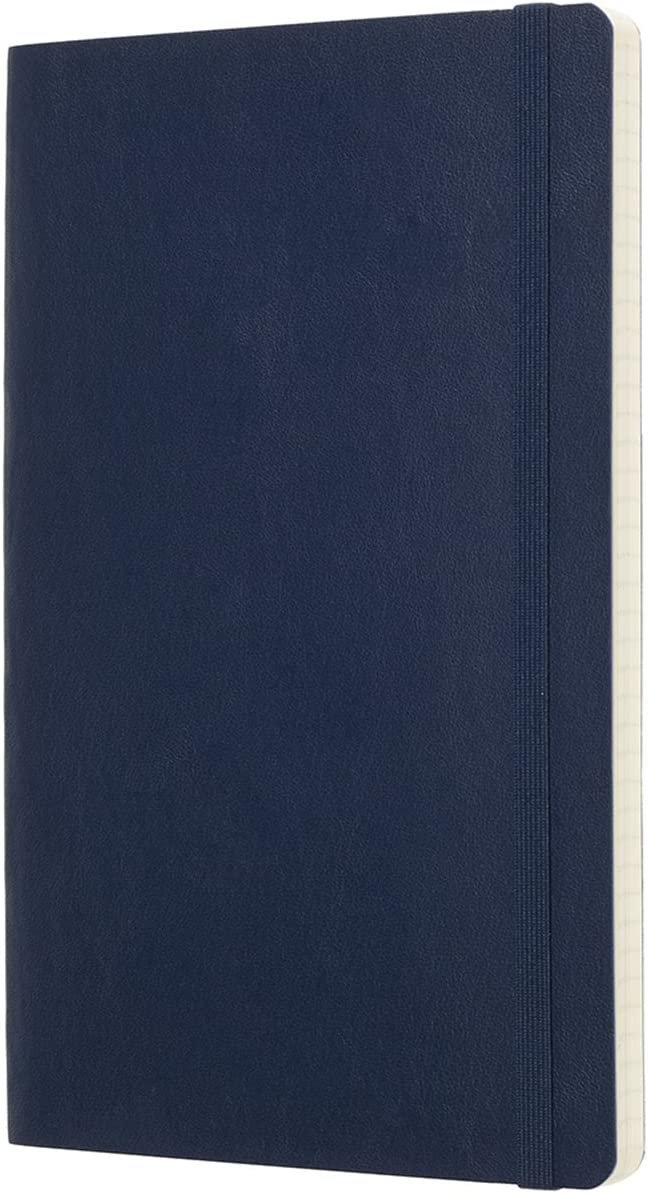 Moleskine Classic: Large Notebook, Squared, Blue Sapphire, Softcover by ...