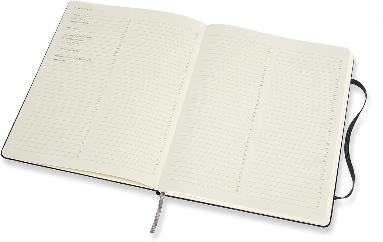 Moleskine Pro : Extra Large Notebook, Hardcover, Black, Professional ...