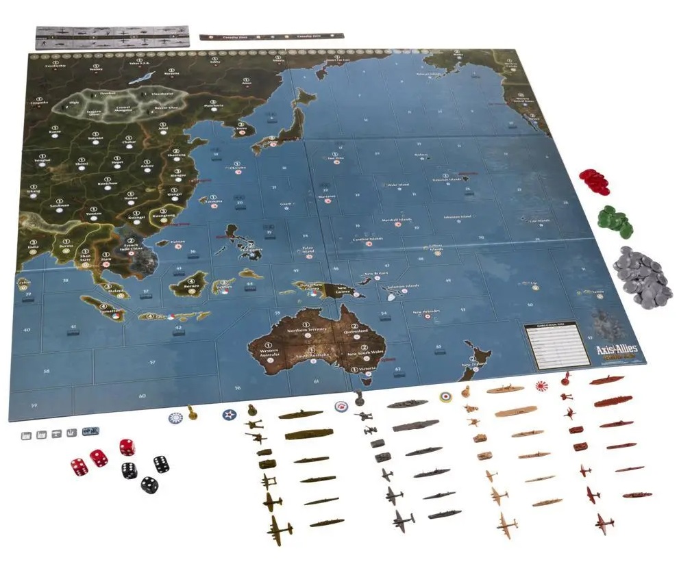 Axis & Allies Pacific 1940 - WWII Strategy Board Game by Avalon Hill ...