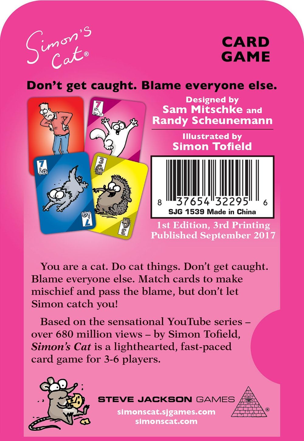 Simons Cat - Card Game by Steve Jackson Games | 837654322956 | Booktopia