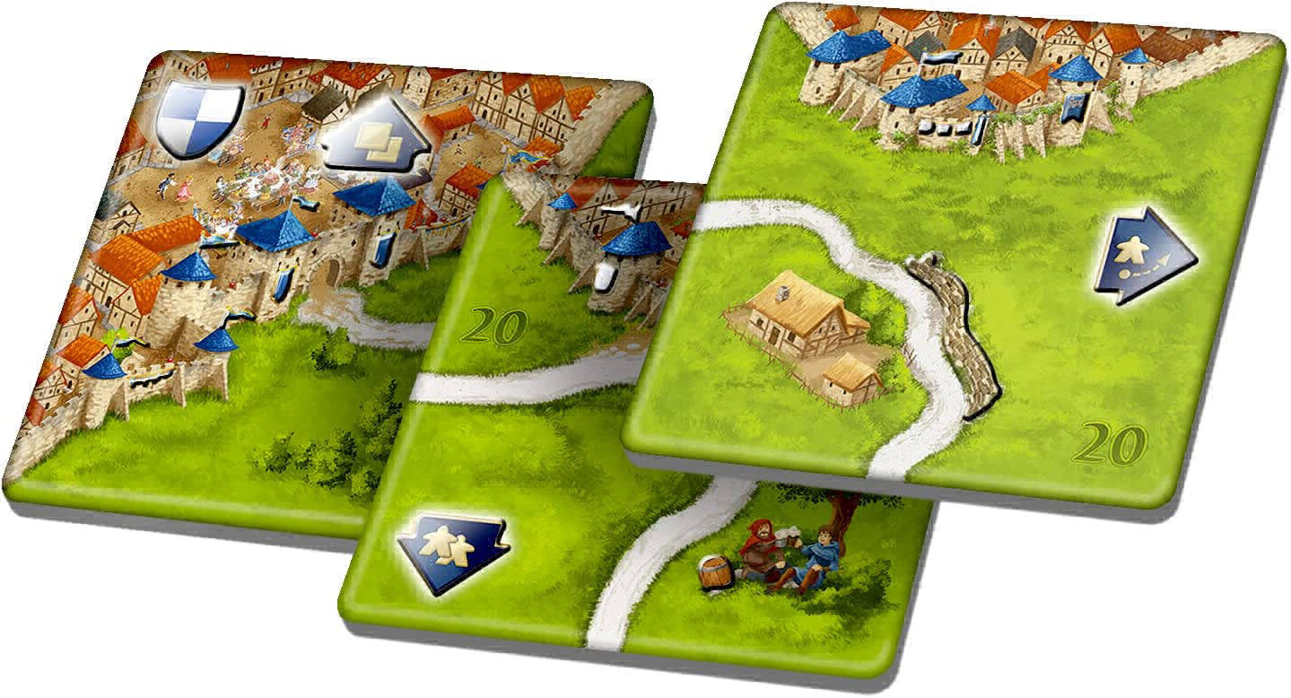 Carcassonne - Board Game (20th Anniversary Edition), Carcassonne by Z ...