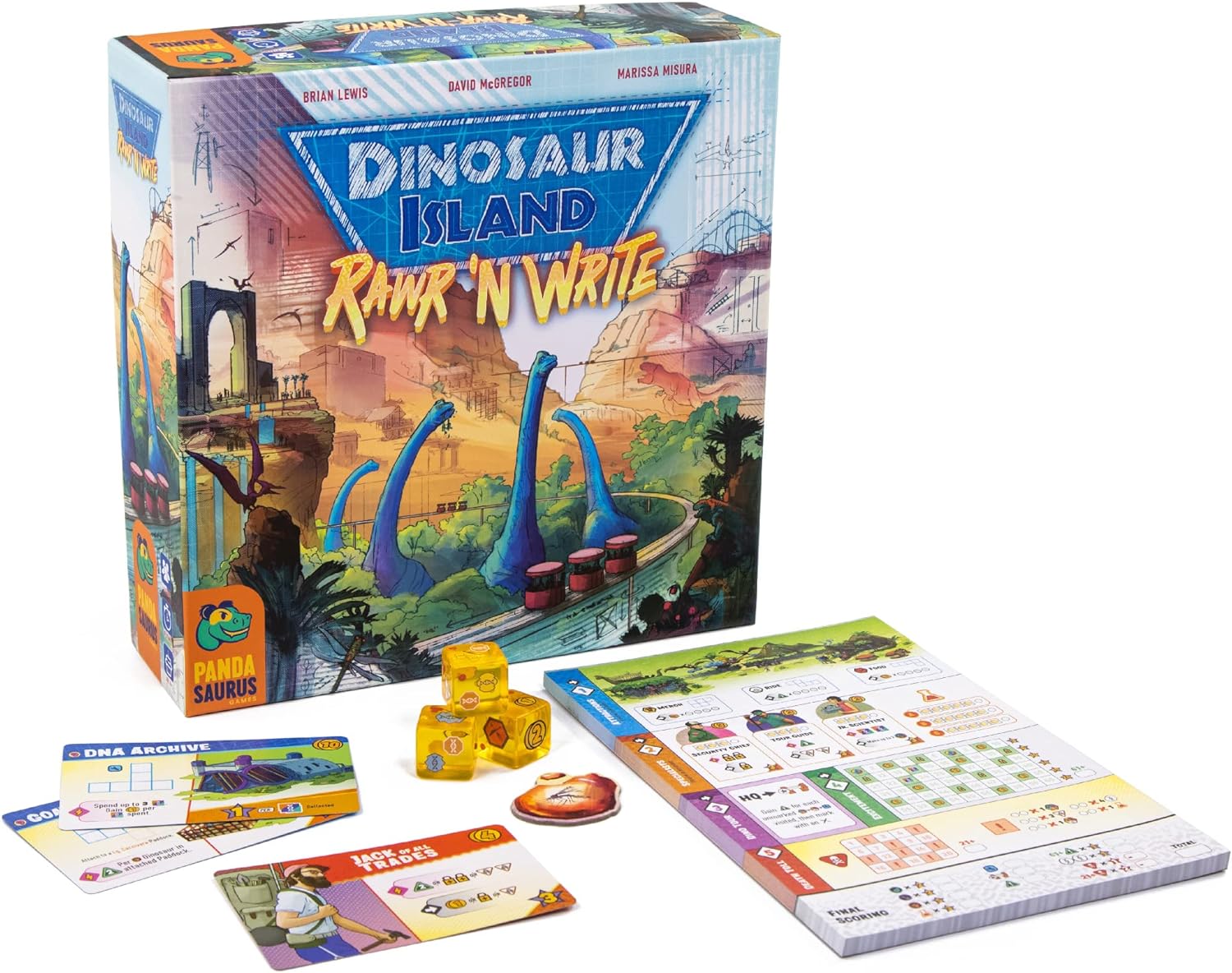 Dinosaur Island: Rawr 'n Write - Strategy Board Game by Pandasaurus ...