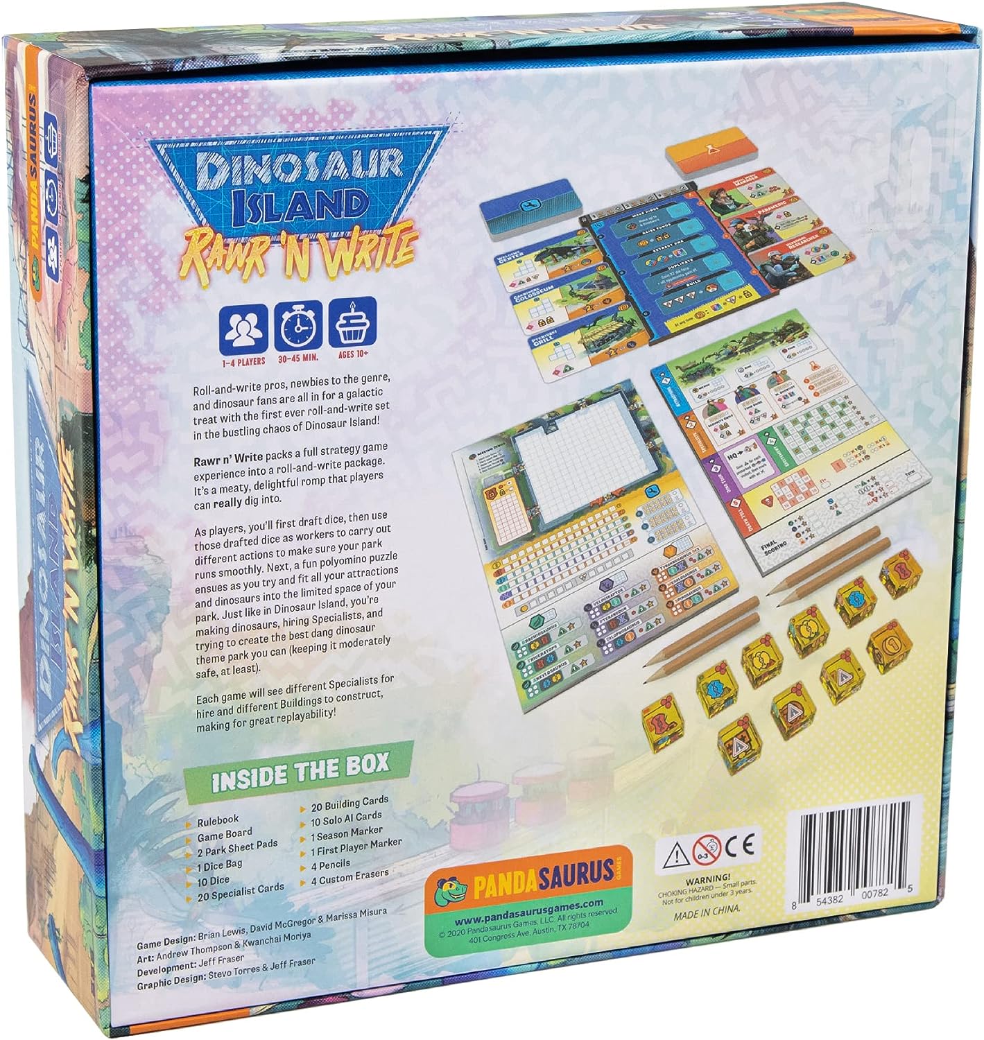 Dinosaur Island: Rawr 'n Write - Strategy Board Game by Pandasaurus ...