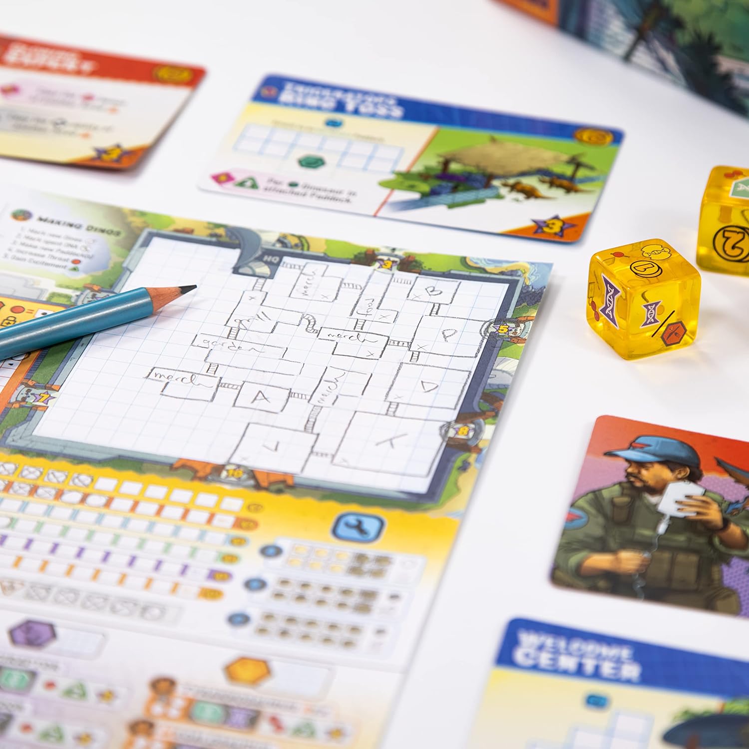 Dinosaur Island: Rawr 'n Write - Strategy Board Game by Pandasaurus ...