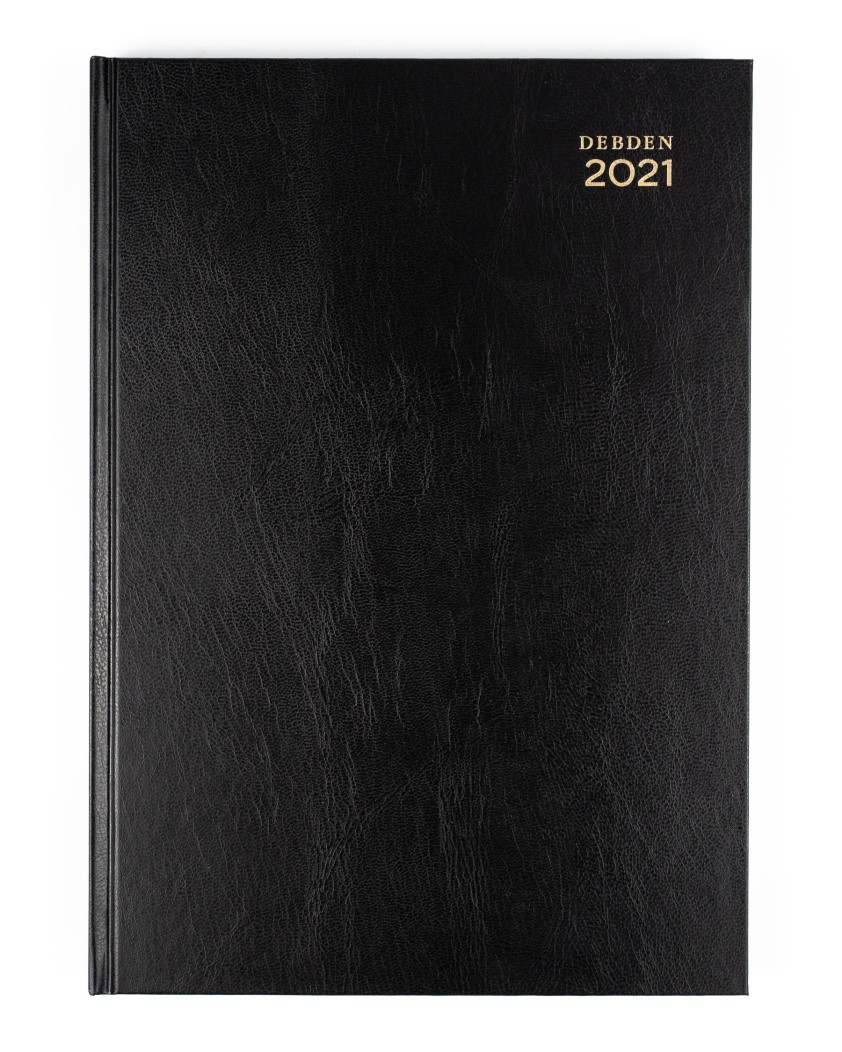 Debden Kyoto - 2021 Calendar Year Diary - A4 Day to Page - Black ...