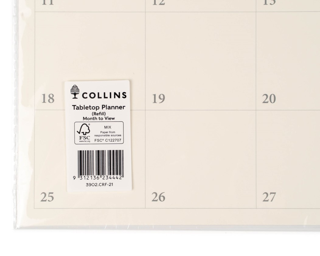 Debden Table Top Planner PVC Refill - 2021 Calendar Year Diary - NA NA ...