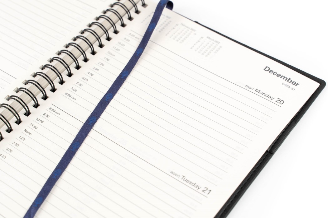 Collins Vanessa - 2021 Calendar Year Diary - A5 2 Days to Page - Black ...