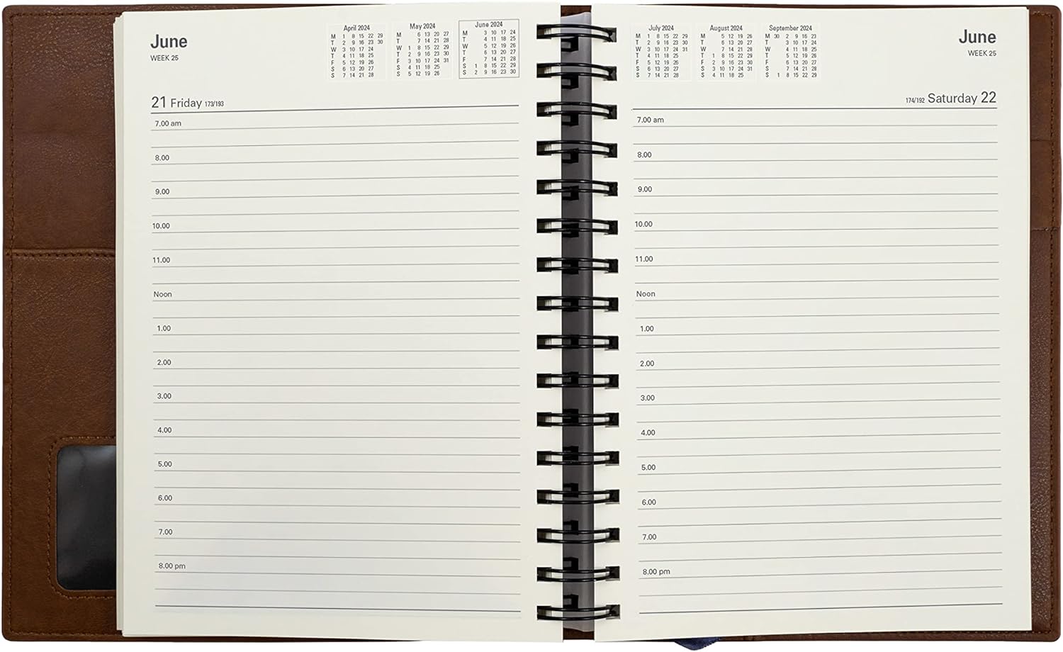 Collins Vanessa - 2024 Diary - Day to Page, Size A5, Red, 185.V15-24 by ...