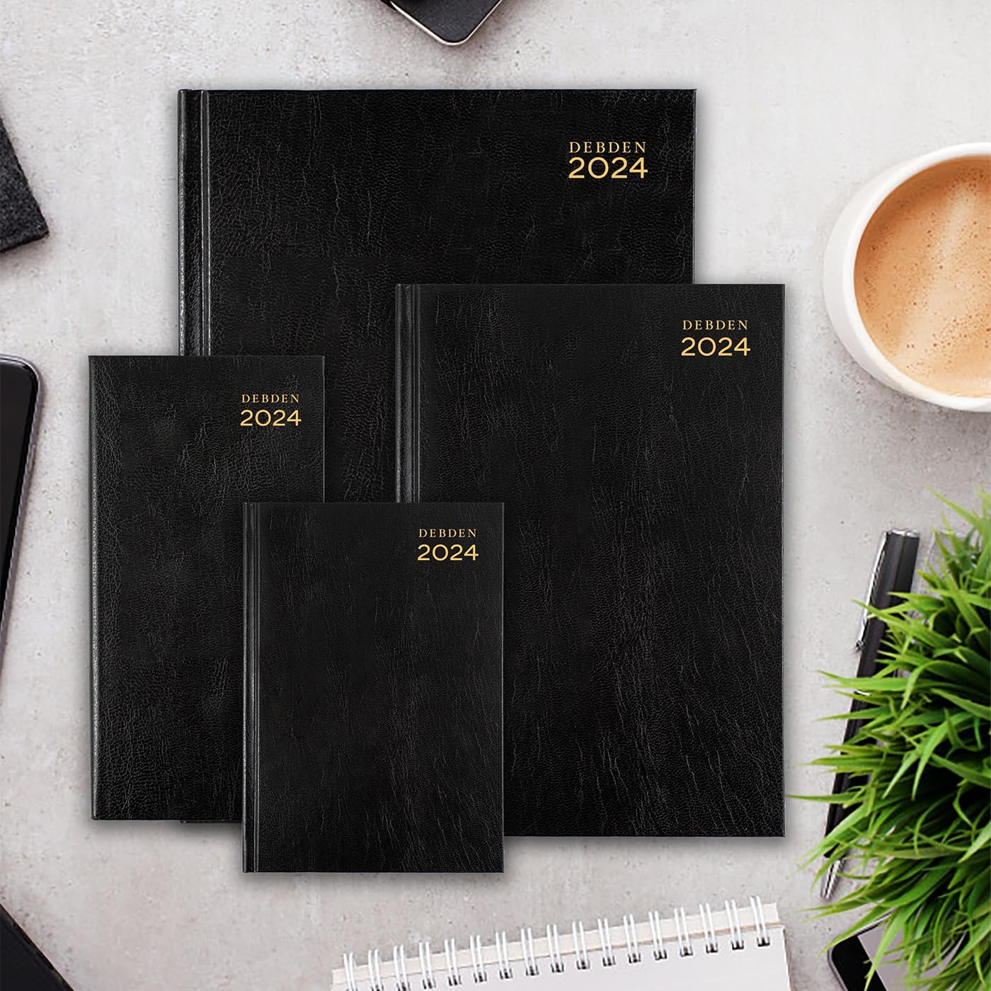 Debden Kyoto: 2024 Diary - Week to View, Size A4 - Black, 3201.P99-24 ...