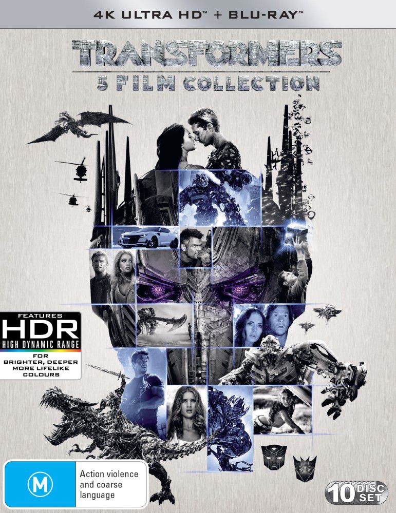Transformers 5 Film Collection (4K UHD/Blu-ray), Transformers ...