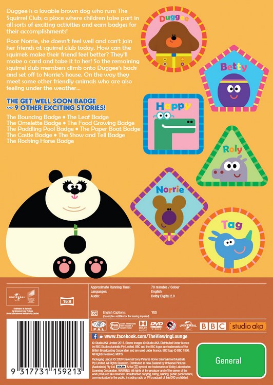 Hey Duggee, Get Well Soon by Poppie Boyes (Voice) | 9317731159213 ...