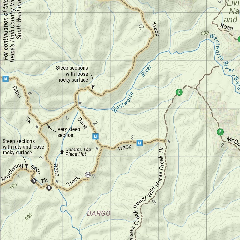 The Victorian High Country Uth Eastern Map, This map is part of Hema's ...
