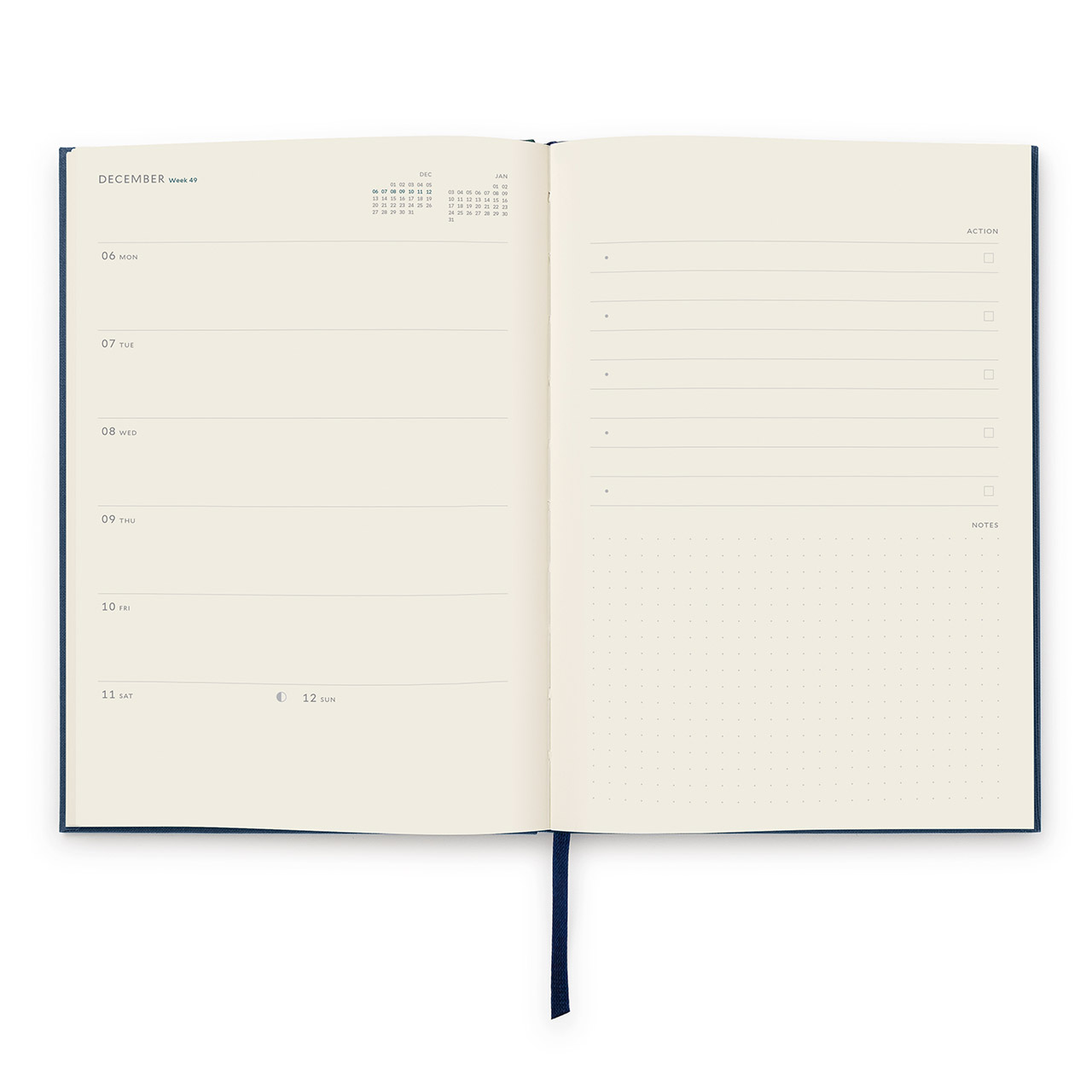 Studio Milligram - 2023 - Agenda Diary - B5 - Black by Studio Milligram ...