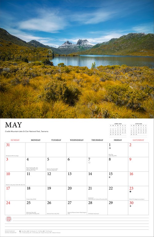 National Parks of Australia - 2020 Wall Calendar, 2020 Horizontal Wall ...