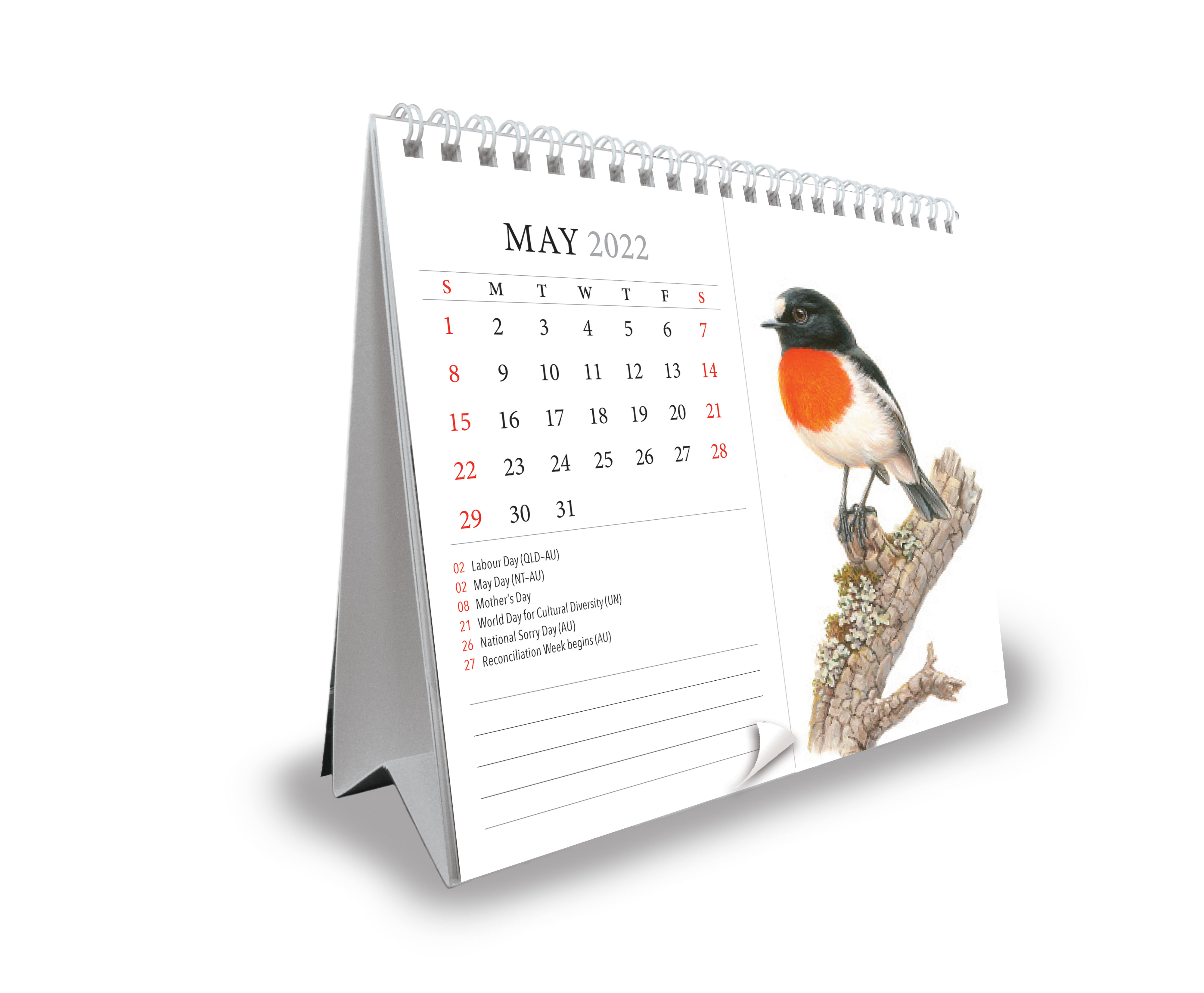 Birds of Australia : The Art of Jeremy Boot - 2022 Easel Desk Calendar ...