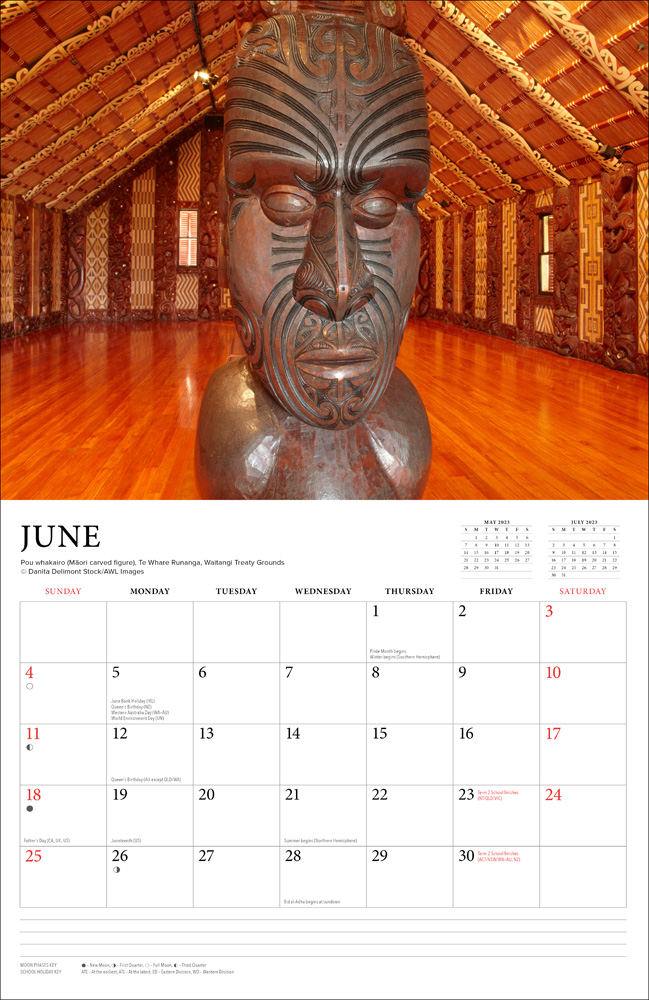 Uniquely New Zealand - 2023 Wall Calendar (with Envelope), 2023 Wall ...